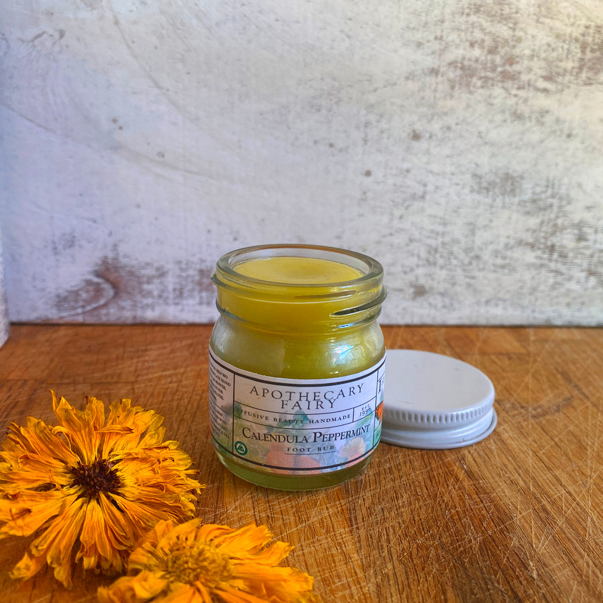 Apothecary Fairy - Calendula Peppermint Foot Rub – The Apothecary Fairy