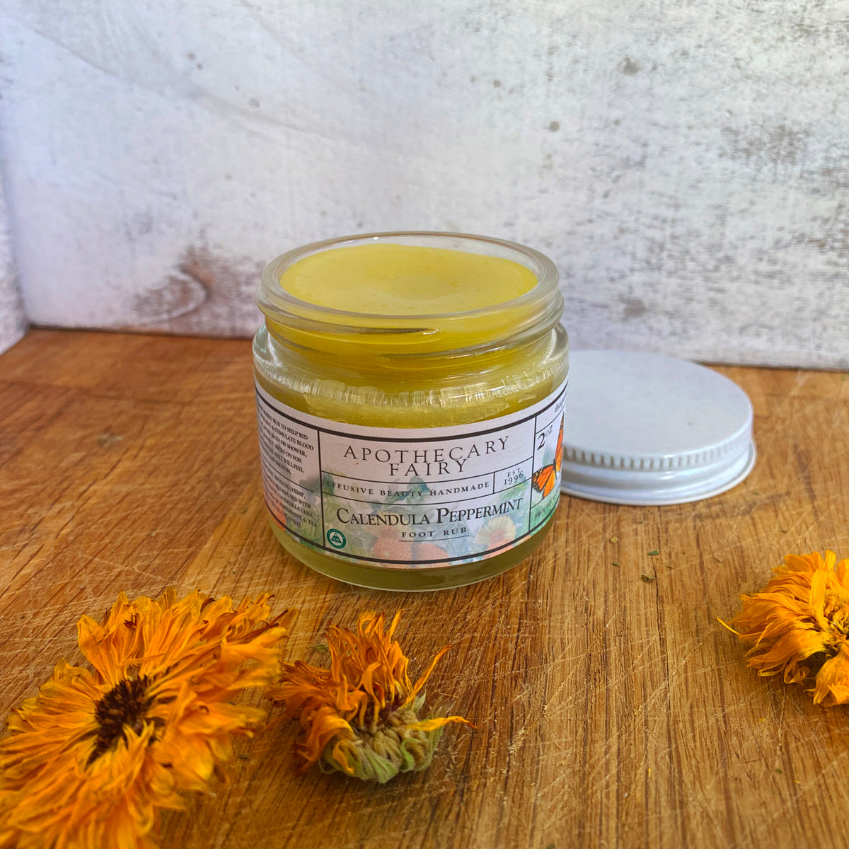 Apothecary Fairy - Calendula Peppermint Foot Rub – The Apothecary Fairy